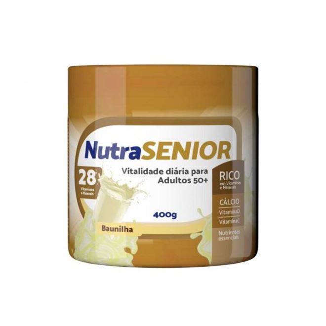Nutra Senior Sabor Baunilha 400g LHS Foods - Nutra Senior Sabor ...