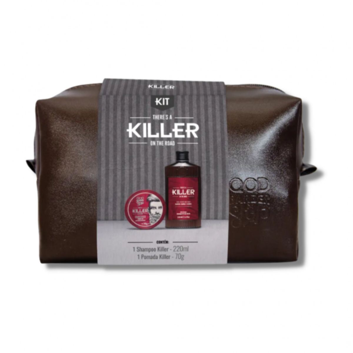 Kit Shampoo Killer 220ml + Pomada Killer 70g + Necessaire QOD - Kit ...